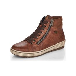 Remonte Damen Sneaker "Remonte Sneaker Glattleder", Gr. 41, braun, Glattleder, Schuhe
