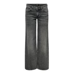 Only Jeans mit weitem Bein in Dark Grey Denim | Gr.: W28/L30