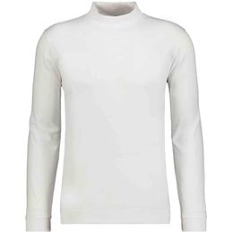 Ragman Herren Langarmshirt, wei&szlig;, Gr. M, Jersey, Baumwolle, Shirts