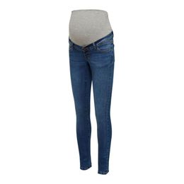 MAMALICIOUS mama licious Umstandsjeans mit Slim Fit in Dark Blue Denim | Gr.: W31/L32