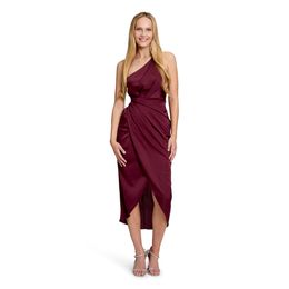 Vera Mont Damen Abendkleid "Damen mit Raffung", rot, Gr. 38, Satin, Obermaterial: 100% Polyester. Futter: 95% Polyester, 5% Elasthan, Kleider,