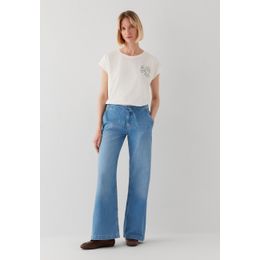 Mavi Damen Weite Jeans "LINY", blau, Gr. 33, 100% Baumwolle, Jeans, Wide Leg Jeans