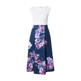 ABOUT YOU Kleid 'Franca' Damen Gr&ouml;&szlig;e 42 dunkelblau / braun / lila / offwhite Sommerkleid