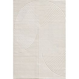 Webteppich Elio, Creme, Beige, Textil, Boho, rechteckig, 80x150 cm, Bsci, f&uuml;r Fu&szlig;bodenheizung geeignet, Teppiche & B&ouml;den, Teppiche, Webteppiche