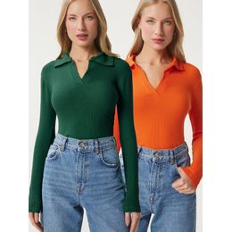 Happiness İstanbul Pullover Damen Gr&ouml;&szlig;e S/M tanne / hummer