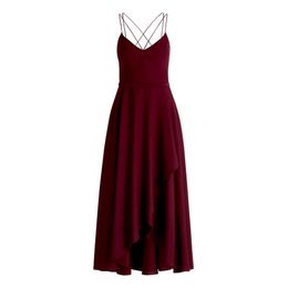 Vera Mont Abendkleid mit Volant in Deep Dahlia | Gr.: 42