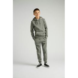 Kinder Sweathose "OSJCERES SWEAT PANTS SWT NOOS", grau, Basic, Gr. 140, ONLY & SONS JUNIOR, meliert, unifarben, angeraute Sweatware, Obermaterial: