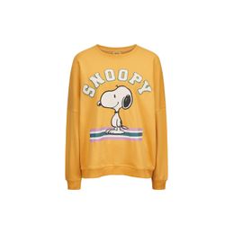 Codello Damen Sweatshirt "Codello Pullover", gelb, Gr. XL, Obermaterial: 65% Baumwolle CO. 35% Polyester PES., Sweatshirts, mit Snoopy Motiv