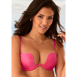 Lascana Multiway-BH, Rosa, Gr. 80C, Damen, B&uuml;gel-BHs, Material: Polyamid, Polyester, Elasthan