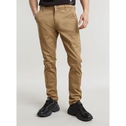 G-Star Raw G-STAR Herren Chinohose "Skinny Chino 3.0", braun, Gr. 40, Obermaterial: 50% Baumwolle, 48% Baumwolle, 2% Elasthan, Hosen