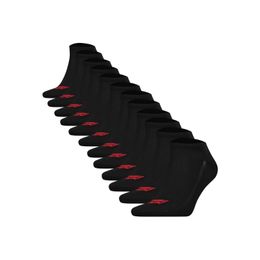 Levi's LEVI'S Herren Sneakersocken "Socken LEVIS LOW CUT BATWING LOGO 12P RECYCLED CO 12er Pack", Gr. 35, schwarz, Obermaterial: 73% Baumwolle CO. 22%