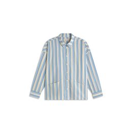 thinking mu Button Up Shirt 'JIM' male size L Blue / White