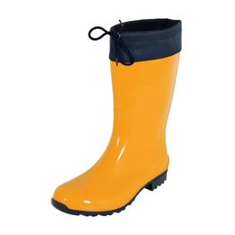 Regenliebe Gummistiefel de Fieselregen Langschaft in gelb | Gr.: 41