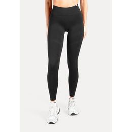 Smilodox Leggings Yune Seamless Scrunch in Schwarz | Gr.: M