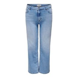Only Carmakoma Jeans mit weitem Bein in Light Blue Denim | Gr.: W42/L32