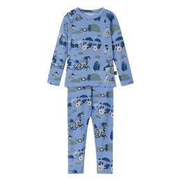 Reima Merinowolle Unterw&auml;sche " Moomin Trivsam " in Airy Blue | Gr.: 80