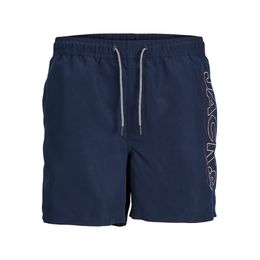 Jack & Jones JACK & JONES Board Shorts 'JPSTFiji' male size S Navy / White