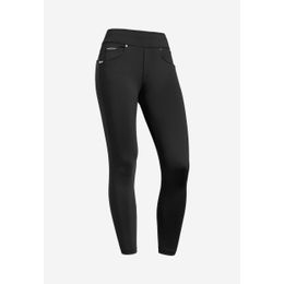 Freddy Damen 7/8-Leggings "NOW YOGA SUPERSKINNY 7/8", schwarz, Gr. XL, unifarben, Web, Obermaterial: 78% Polyester, 22% Elasthan, Hosen, mit Lifting