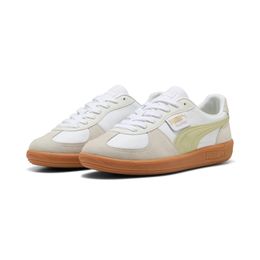 Puma Damen Sneaker "PALERMO LTH", Gr. 44,5, wei&szlig;, Leder, mehrfarbig, Schuhe