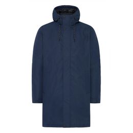 North Bend Herren Kurzmantel "Kurzmantel NBMalis M Parka W-PRO 10.000 mit wasserdichter Beschichtung", blau, Gr. XXXL, Obermaterial: 100% Polyester