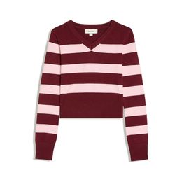 Bershka Pullover Damen Gr&ouml;&szlig;e S rosa / dunkelrot