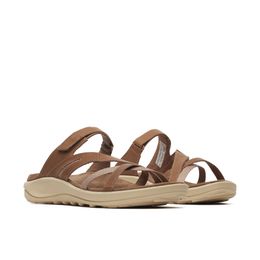 Merrell Damen Sandale "DISTRICT 4 LTR WEAVE", Gr. 37, braun, Leder, Synthetik, Schuhe