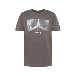 Mister Tee Shirt 'Pray' male size S Dark grey / White