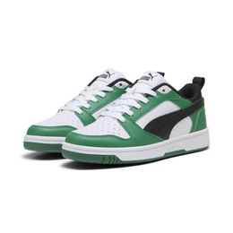 Puma Kinder Sneaker "Rebound V6 Low Sneakers Jugendliche", Gr. 38,5, bunt, Obermaterial: Synthetik, Textil. Futter: Textil. Innensohle: Textil, Keine