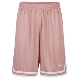 Karl Kani Shorts 'Essential' Herren Gr&ouml;&szlig;e 31/32 ros&eacute; / wei&szlig;
