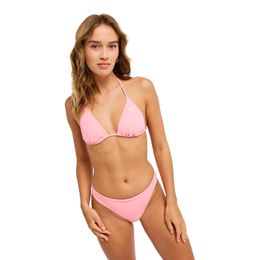 Roxy Damen Triangel-Bikini-Top "Solid Essentials Tiki Tri", rosa, Gr. L, Obermaterial: 85% Polyester, 15% Elasthan., Bikini-Oberteile