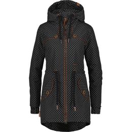 alife and kickin ALIFE & KICKIN Damen Winterjacke "Damen CharlotteAK A Winterjacke, Jacke", schwarz-wei&szlig;, Gr. XL, 100% Polyester, Jacken