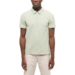 Mustang Herren Kurzarmshirt "Herren Style Palco", gr&uuml;n, Gr. M, Piqu&eacute;, 100% Baumwolle, Shirts