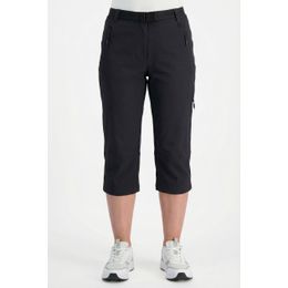 Killtec Damen Caprihose "KOS 240 WMN CPR PNTS", schwarz, Gr. 38, Obermaterial: 100% Polyester. Futter: 65% Polyester, 35% Baumwolle, Hosen, kurze