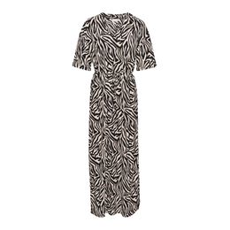 Kaffe Kleid 'Ivanna' Damen Gr&ouml;&szlig;e 44 beige / schwarz Sommerkleid