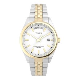 TIMEX Analog Watch 'Legacy Day and Date' female size One size Gold / Silver