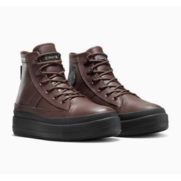 Converse Herren Sneakerboots "CHUCK TAYLOR ALL STAR EQUIP WP BOOT", Gr. 44, braun, Leder, Schuhe, Winterschuhe, Schn&uuml;rboots, Sneaker, wasserdicht,