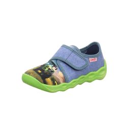 Superfit Geschlossener Hausschuh BUBBLE in Blau | Gr.: 30