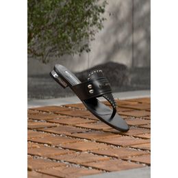K by KARL LAGERFELD Karl Lagerfeld T-Bar Sandals female size 40 Black
