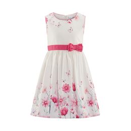 happy girls M&auml;dchen Sommerkleid, rosa, Gr. 98, bedruckt, gebl&uuml;mt, Web, Obermaterial: 100% Baumwolle. Futter: 100% Baumwolle, Kleider