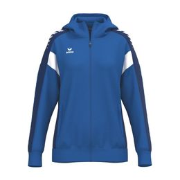 Erima Damen Trainingsjacke mit Kapuze in new royal/new navy | Gr.: 36