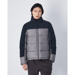 Champion Herren Winterjacke, schwarz, Gr. XS, unifarben, Steppware, Obermaterial: 100% Polyamid, Jacken, mit Kapuze, aus Polyamid
