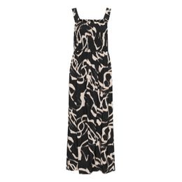 Kaffe Damen Midikleid "Kleid KAmartha", schwarz, Gr. 40, Obermaterial: 50% Viskose CV. 50% Viskose LENZING ECOVERO CV LenzEcov., Kleider