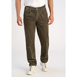 LINDBERGH Herren Cordhose "Cordhose Relaxed Fit", braun, Gr. 32, unifarben, Obermaterial: 100% Baumwolle, Hosen