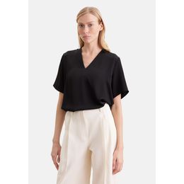 Seidensticker Damen Klassische Bluse, schwarz, Gr. 36, unifarben, 75% Acetat, 25% Polyester, Blusen, Tunika Uni