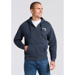 Replay Herren Kapuzensweatjacke, blau, Gr. S, Sweatware, Obermaterial: 100% Baumwolle, Sweatjacken