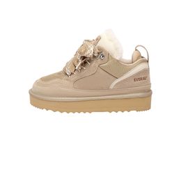 Everau Sneaker 'Marbled' Damen Gr&ouml;&szlig;e 37 hellbeige Sommerschuhe