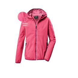 Killtec Kinder Funktionsjacke "KOS 156 GRLS JCKT"dunkelpink, Gr. 128, Obermaterial: 100% Polyester, Jacken, wasserdicht, winddicht, &Uuml;bergangsjacke,