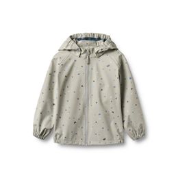 Wheat Funktionsjacke 'Chardy' M&auml;dchen Gr&ouml;&szlig;e 110 hellbeige / himmelblau / pastellgr&uuml;n / schwarz