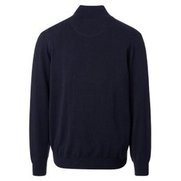 Casamoda Herren Troyer "Casamoda Stricktroyer uni", blau, Gr. L, 100% Baumwolle, Pullover