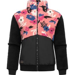 Ragwear Funktionsjacke 'Madaras' Damen Gr&ouml;&szlig;e L blau / koralle / schwarz / wei&szlig;